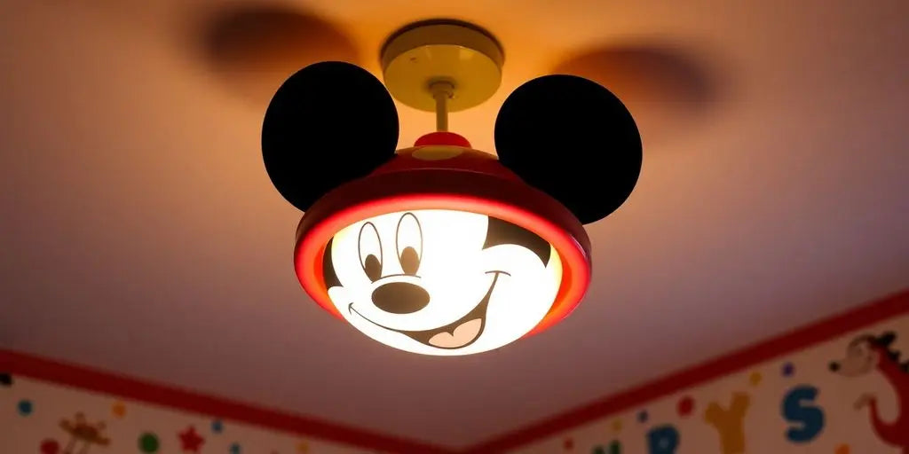 Illuminate Your Space with a Mickey Mouse Ceiling Light: A Fun and Fun