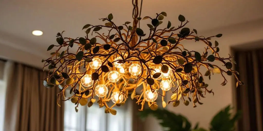 Illuminate Your Space with an Organic Chandelier: Nature's Touch in
