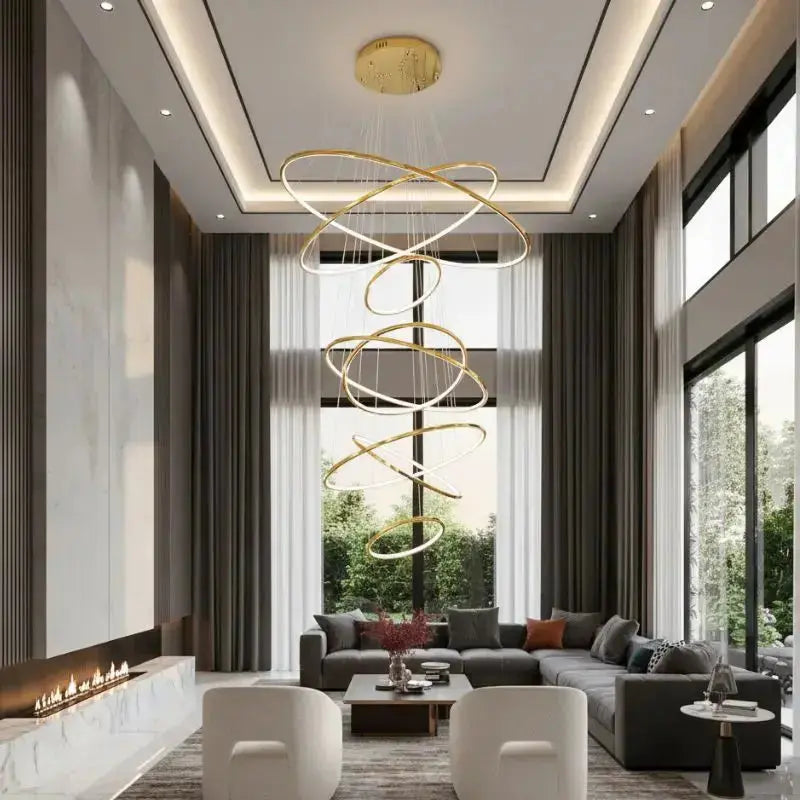 Elegant Modern Ring Chandelier - ChandeliersLife®