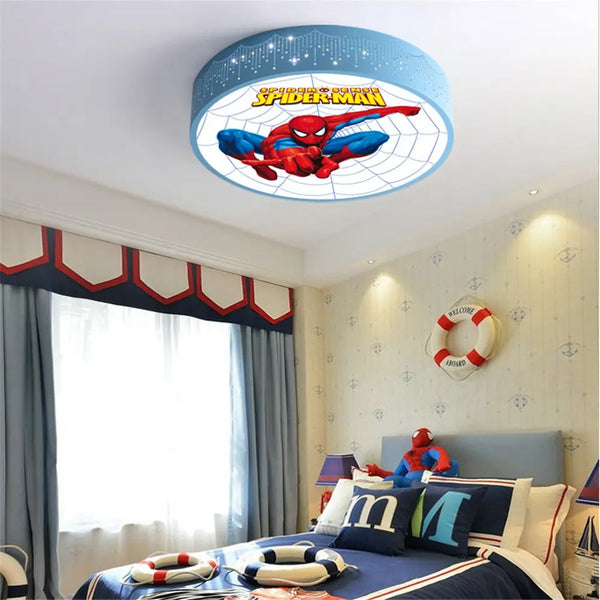 Children Spider Man Hero Led Ceiling Chandelier - ChandeliersLife®