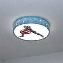 Children Spider Man Hero Led Ceiling Chandelier