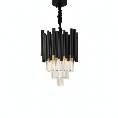 Modern Black Crystal Hanging Light - ChandeliersLife®
